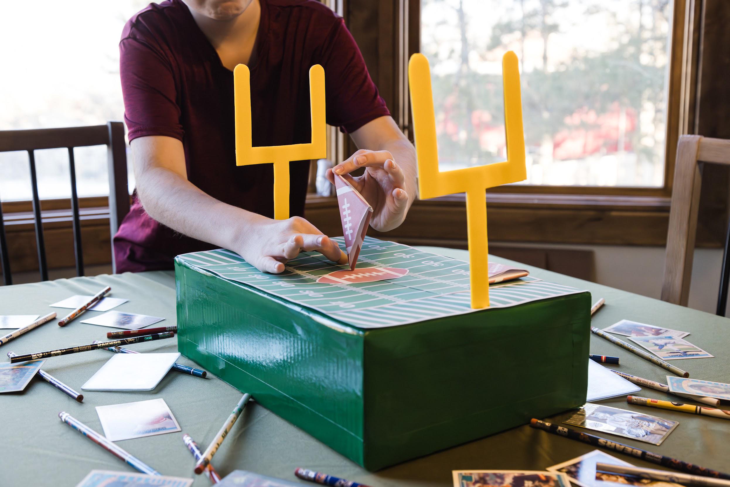 Football Valentine Box Printable - Etsy