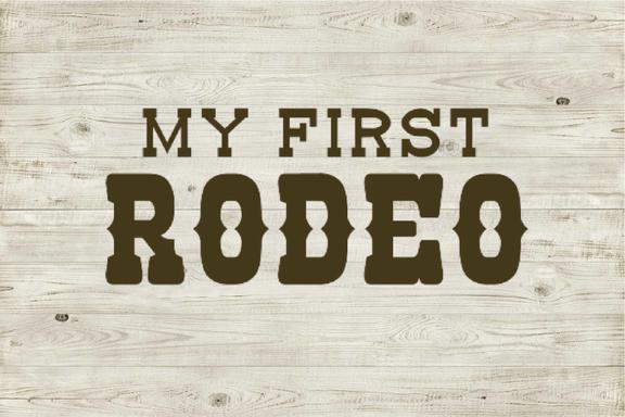 My First Rodeo– Printable & SVG File for First Rodeo Birthday Party ...