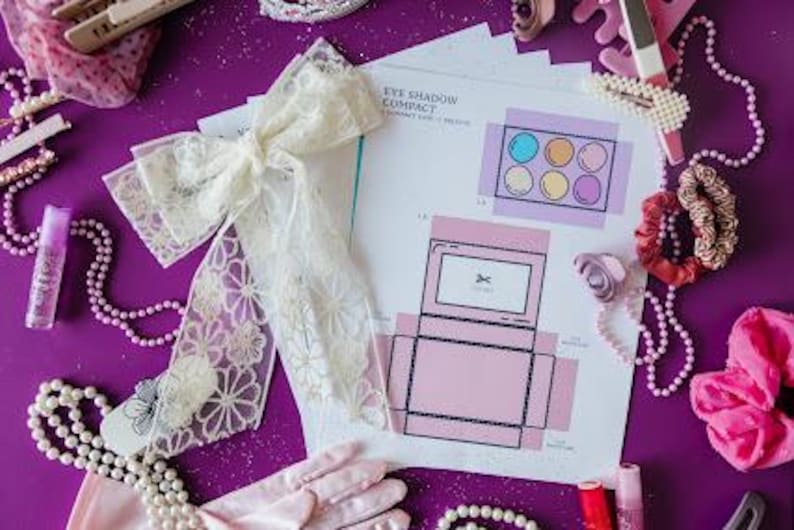 Printable Play Makeup Set for Kids | Fun Paper Makeup | Vanity Box ...