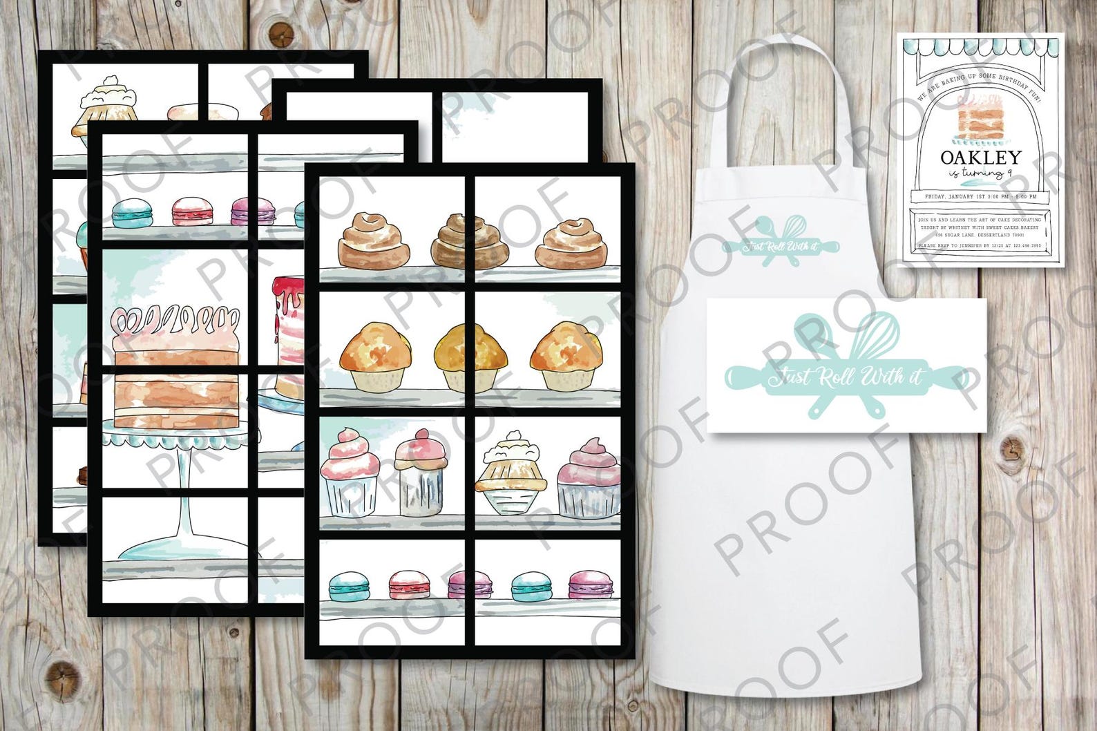 Charming Bakery-themed Cake Decorating & French Café Birthday Party ...