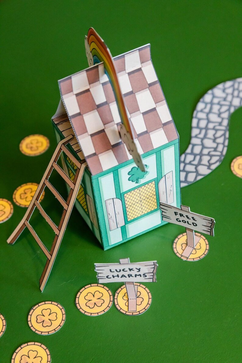 Leprechaun Trap Printable – DIY Craft for Kids (st. Patrick's Day) - Etsy