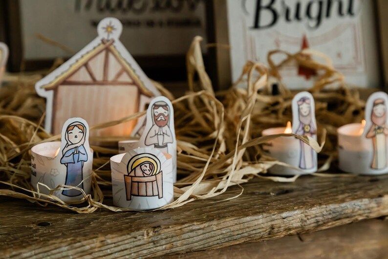 Printable Christmas Nativity Set | Kids Christmas Activity | Christmas ...