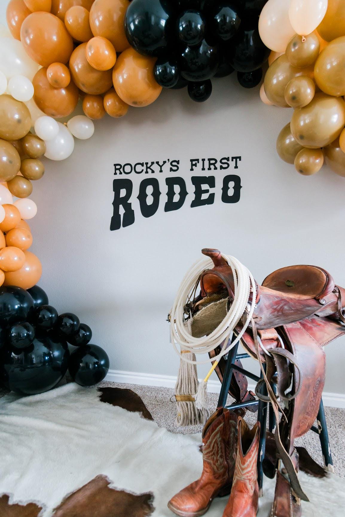 My First Rodeo– Printable & SVG File for First Rodeo Birthday Party ...