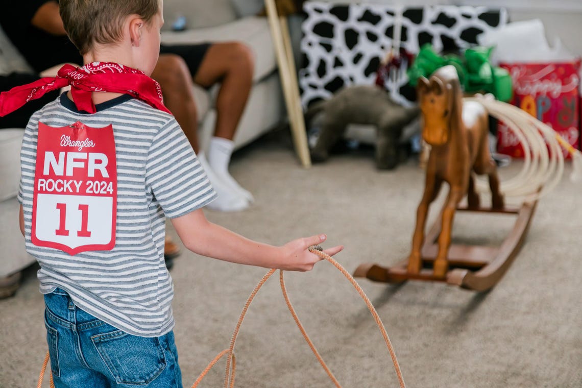 Cowboy NFR Back Numbers – Printable Western Rodeo Party Decorations ...