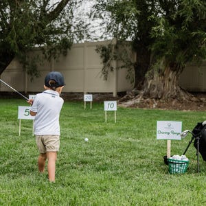 Golf Party Printable Signs – Yardage & Customizable Area Signs for ...