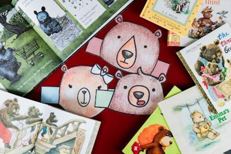 Goldilocks and the Three Bears Masks - Printable PDF Set - for Pre ...