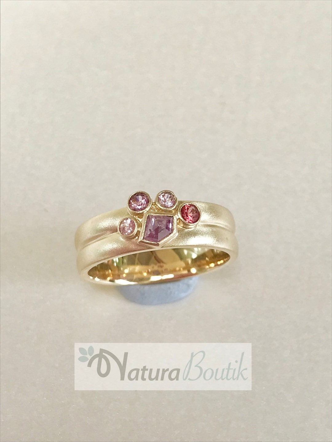 Unique Natural Untreated Galaxy Intense Pink Purple Diamond and Pink ...
