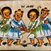 VARIOUS DESIGNS - Traditional Leather Painting Ethiopian African ...