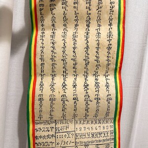 Ethiopian Amharic Alphabet - Eritrean Sudan Ge'ez Geez Alphabet Leather ...