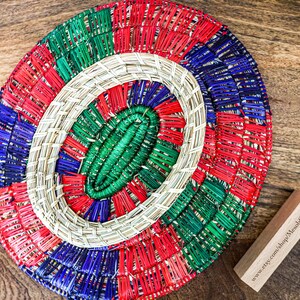 Traditional Handwoven Round Bread / Fruit Basket Tray - Ethiopian ...