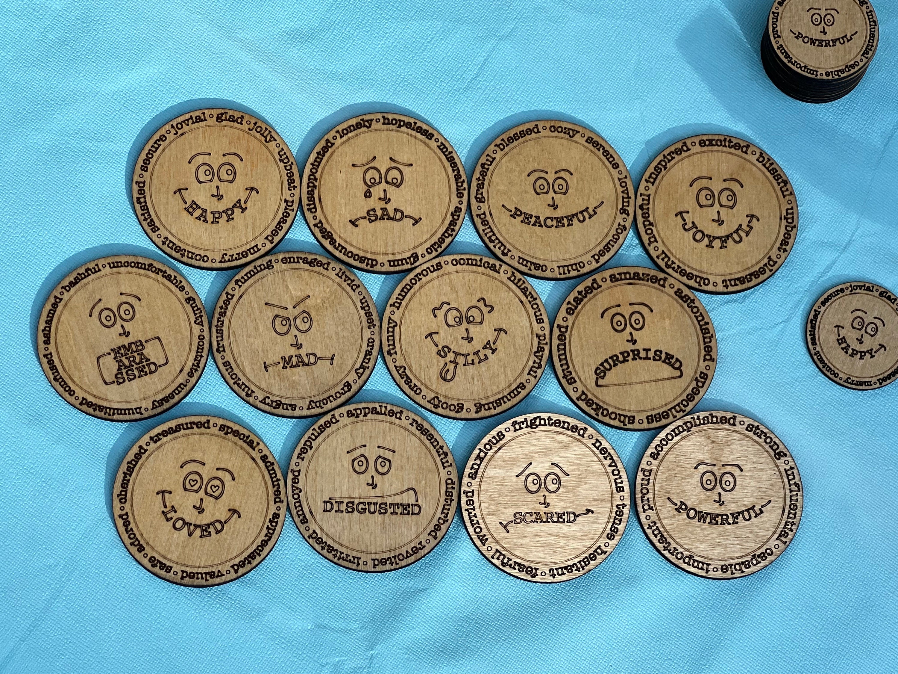 Emotion Wheels/emotion Discs/feelings Wheel/ Calm Down - Etsy