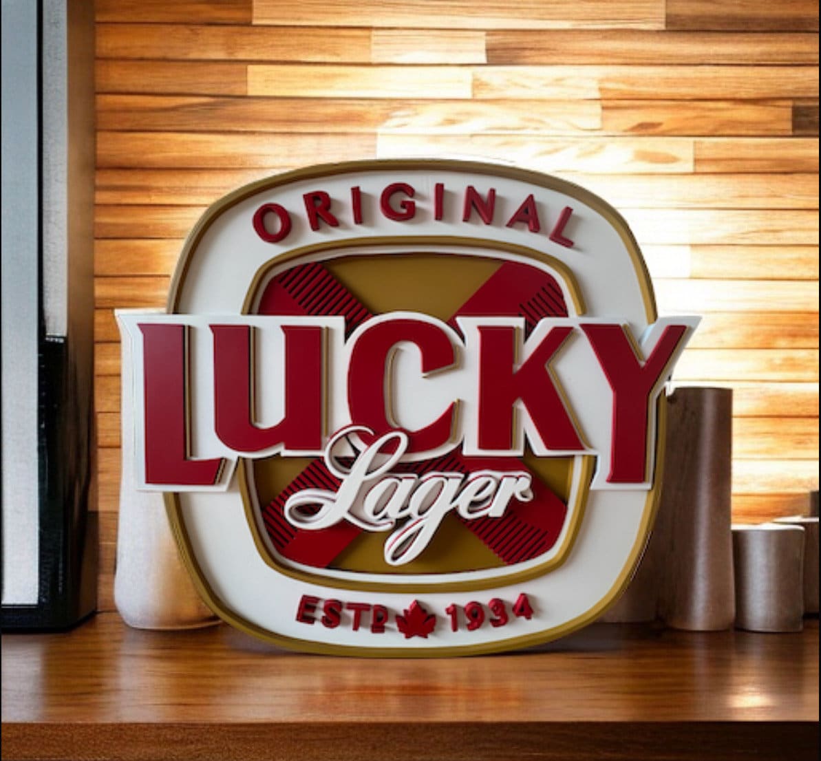 Lucky Lager Beer - Etsy