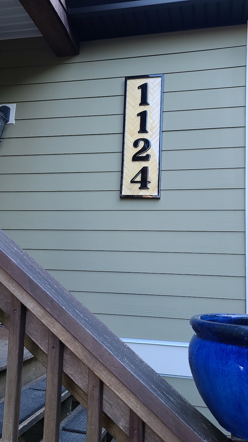 Custom Made Address Sign for House - Etsy