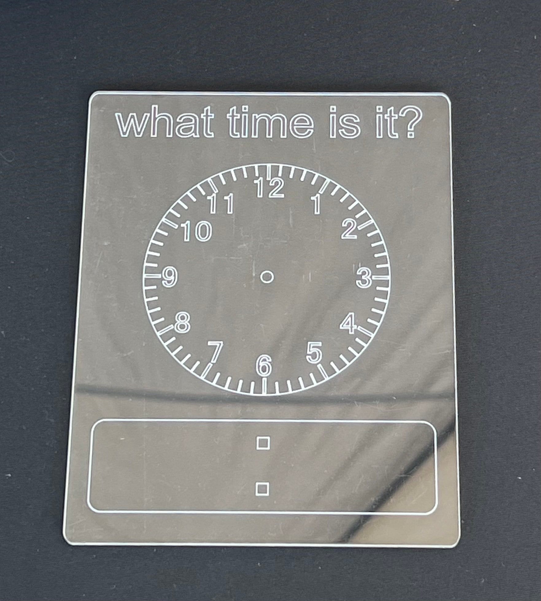 Acrylic Tracing Board | Dry Erase Letter Board | Personalized Name ...