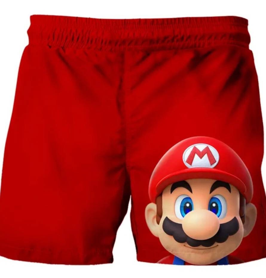 Super Mario Bros Swimming Pants Beach Shorts Sportswear - Etsy