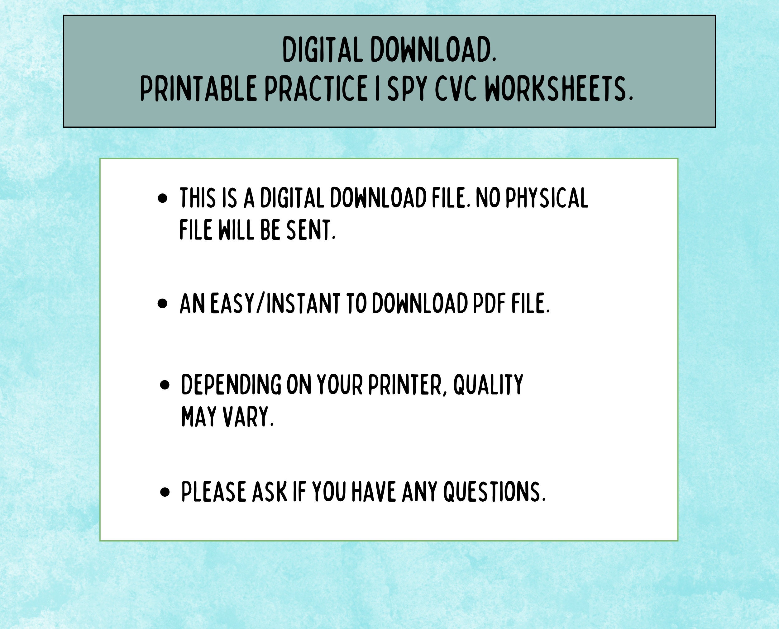 Beginning Word Blends Printable I Spy Game, Consonant Blends Worksheets ...