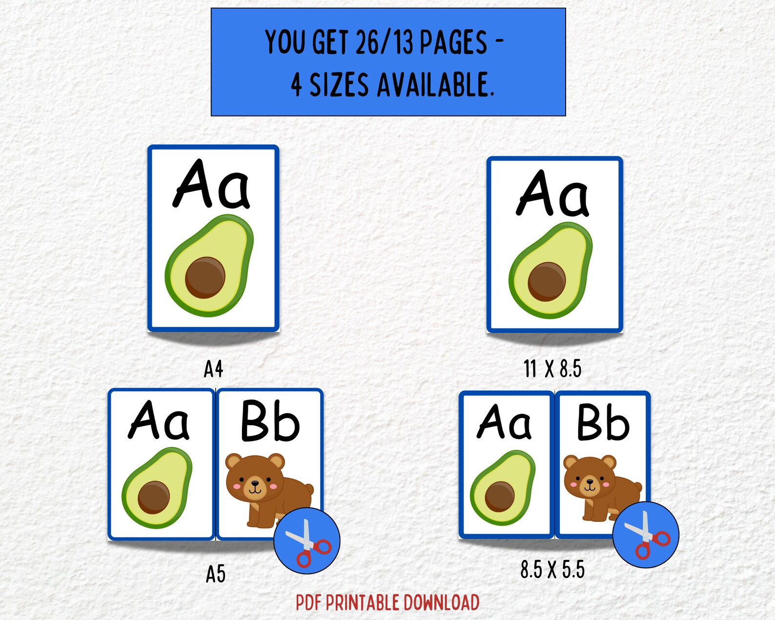 ABC Poster Pack Printable, Classroom Alphabet Display, Bulletin Board ...