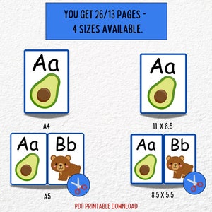 ABC Poster Pack Printable, Classroom Alphabet Display, Bulletin Board ...