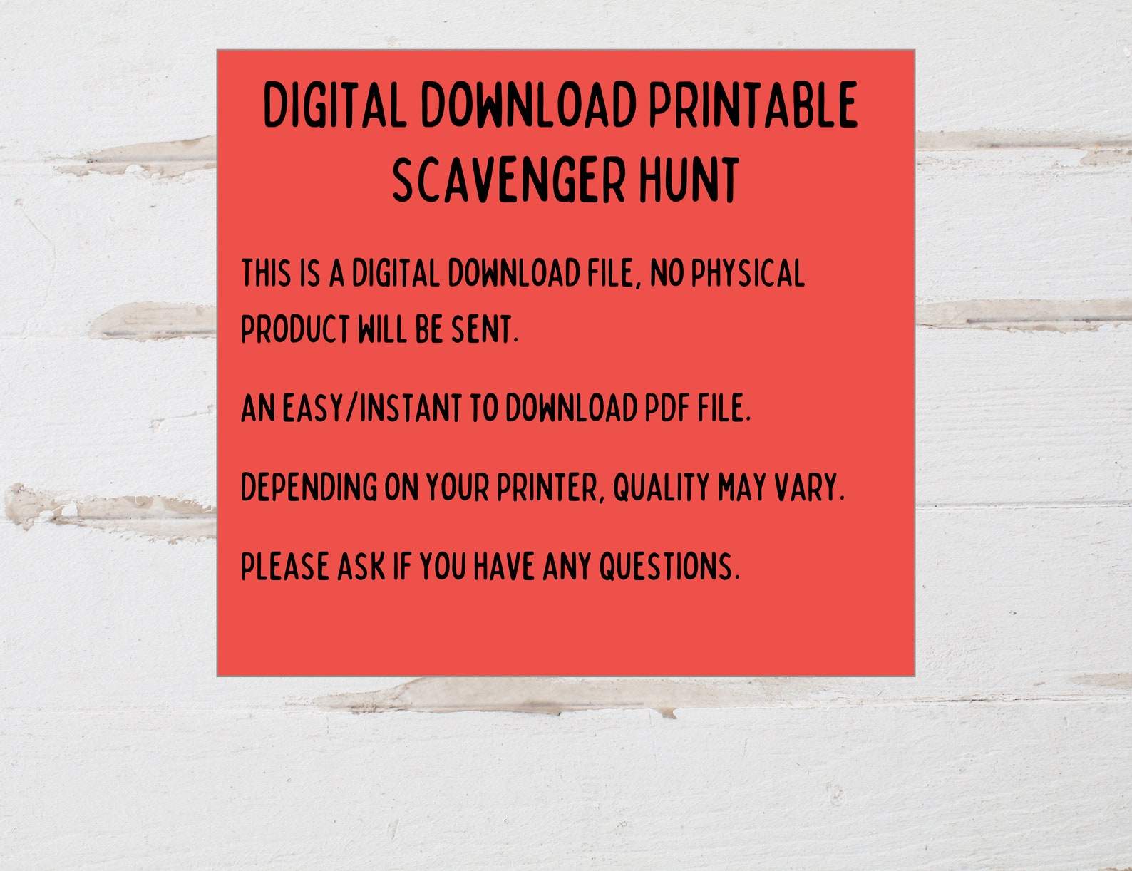 Printable Indoor Scavenger Hunt Kids, Indoor Look and Find, Home ...