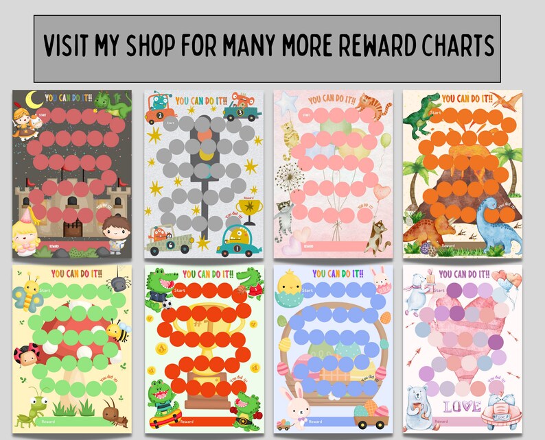 Printable Halloween Reward Chart, Daily Chore Chart, Halloween Sticker ...
