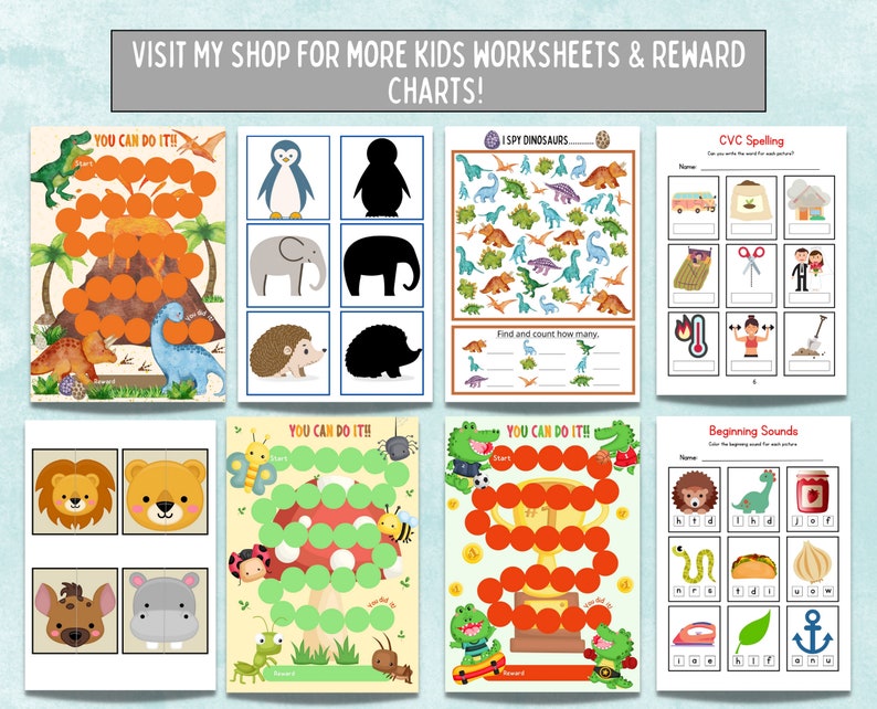 Beginning Word Blends Printable I Spy Game Consonant Blends - Etsy