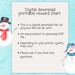 Snowy Reward Chart for Kids,printable Snowman Sticker Chart, Chore ...