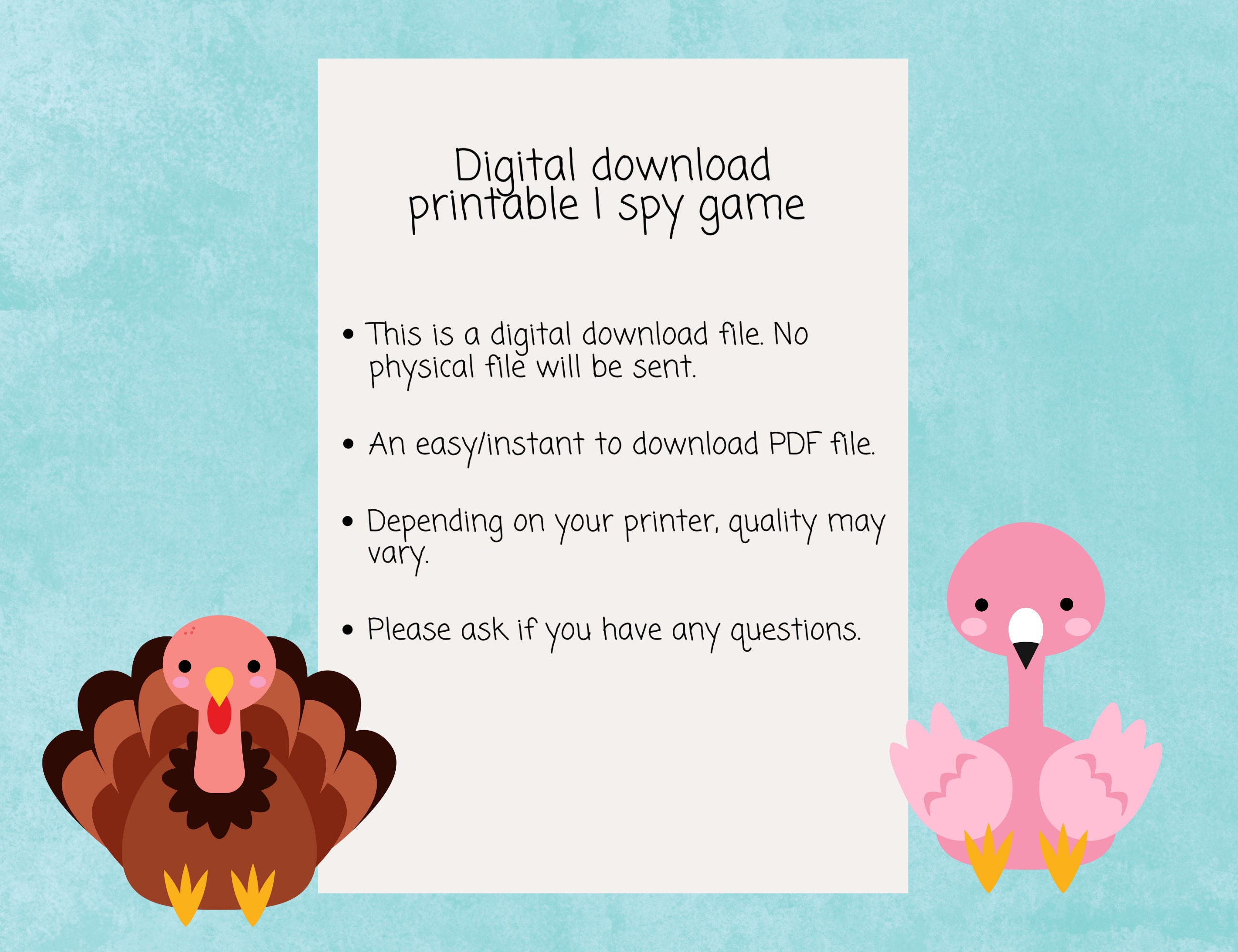 I Spy Printable Animal Activities for Toddlers, 4 I Spy Counting Games ...