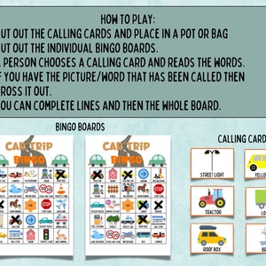 Printable Car Trip Bingo & Scavenger Hunt: Kids Road Trip Games ...