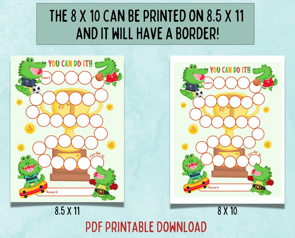 Sports Reward Chart, Printable Routine Sticker Chart, Kids Daily Chore ...