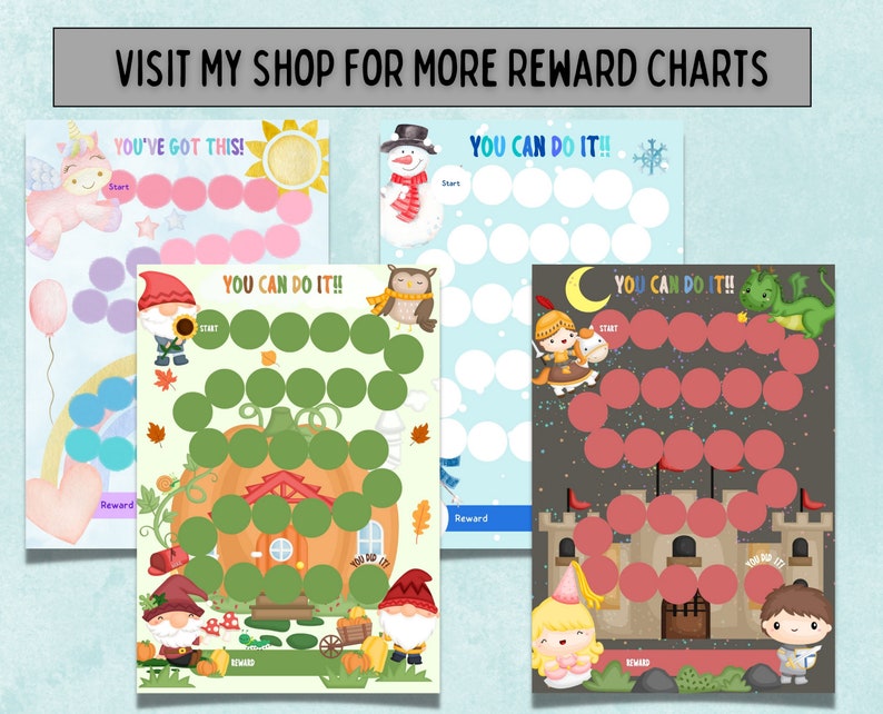 Sports Reward Chart, Printable Routine Sticker Chart, Kids Daily Chore ...