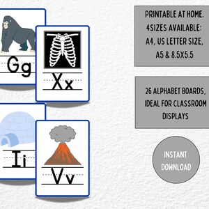 ABC Poster Pack: Classroom Alphabet Display (digital Download) - Etsy