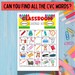 Printable Classroom Scavenger Hunt Kids, Class Look and Find, Classroom ...