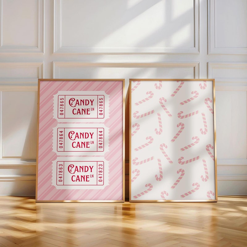 Candy Cane Lane Decorations - Etsy