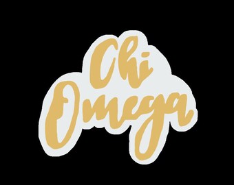 Chi O Sticker - Etsy
