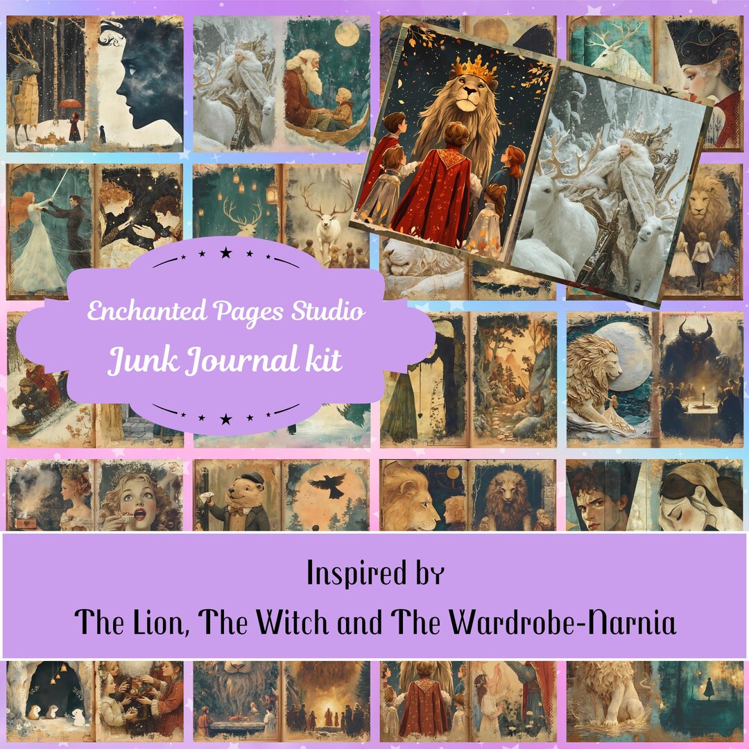 Enchanted Pages Studio: Fantasy Vintage Digital Ephemera Inspired by the Lion, the Witch and the ...