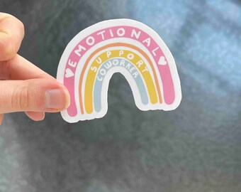 Emotional Support Coworker Sticker - Etsy