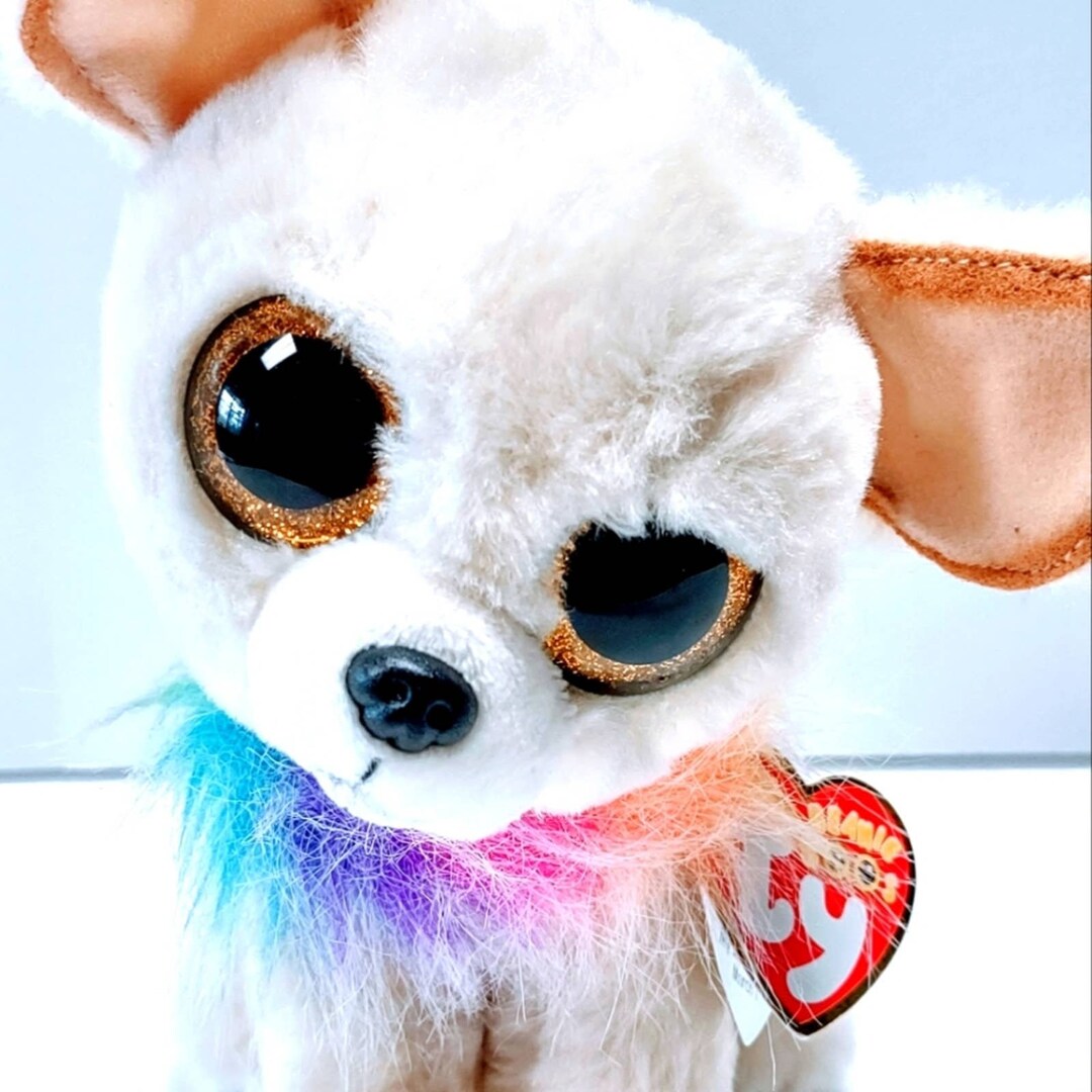 Ty Beanie Boos Collection 6 Beige Chewey Plush Stuffed Animal ...