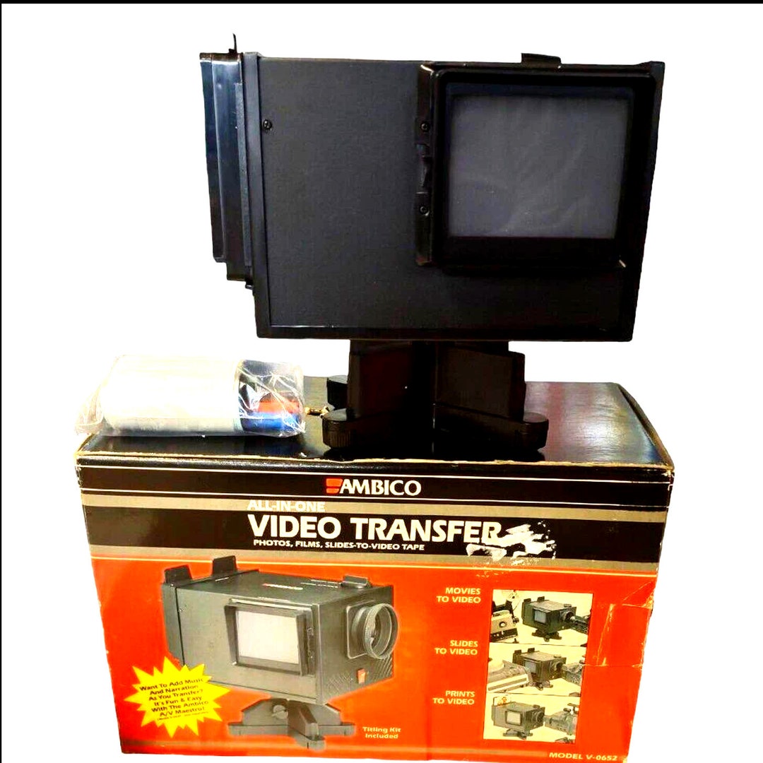Vintage Ambico All in One Video Transfer Photos Films Slides - Etsy