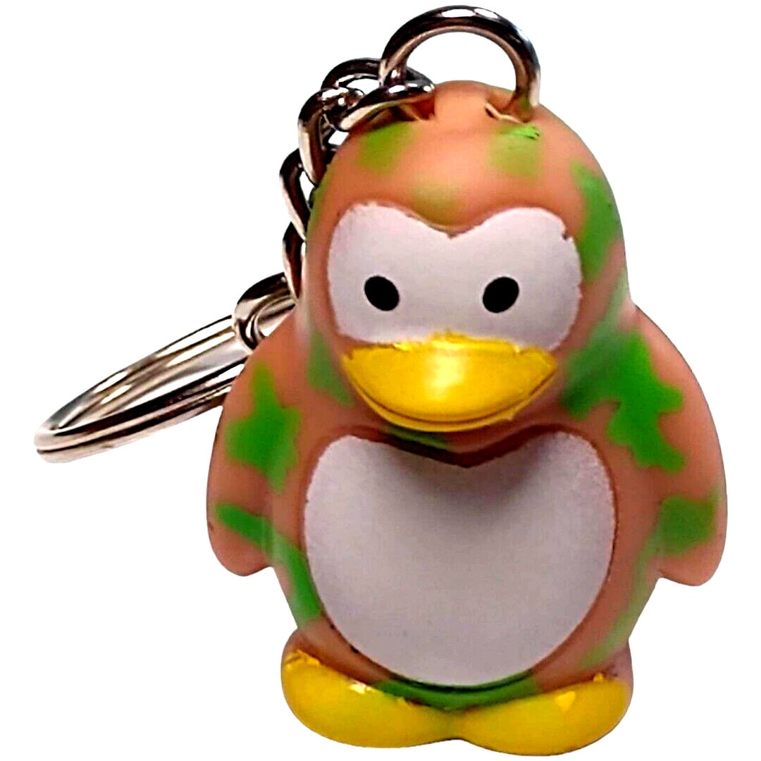 Star Awards Camo Penguin Tan/green Keychain Toy or Craft Accent Cake ...