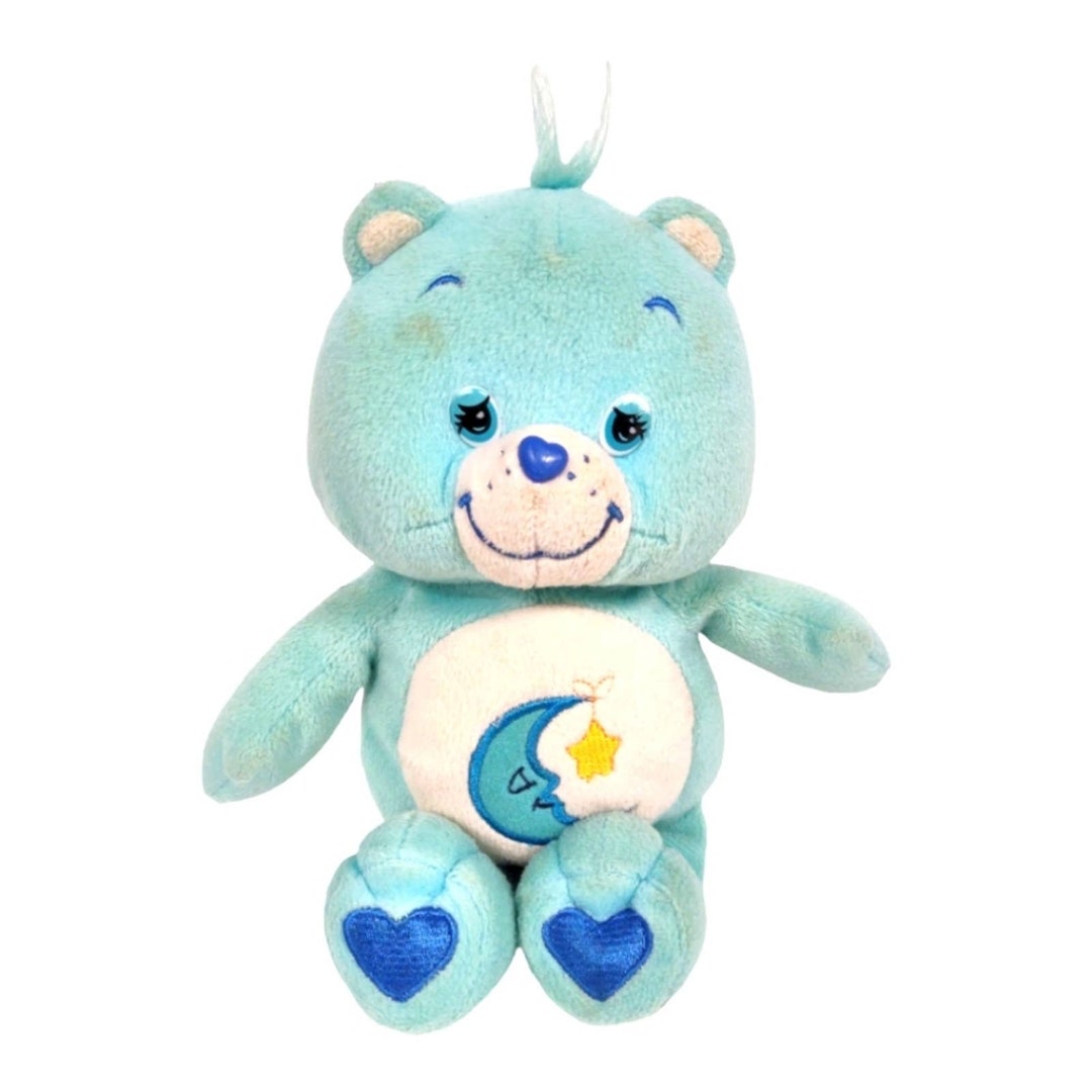Care Bears Bedtime Bear Small Plushie 2002 Stuffed Animal Toy ...