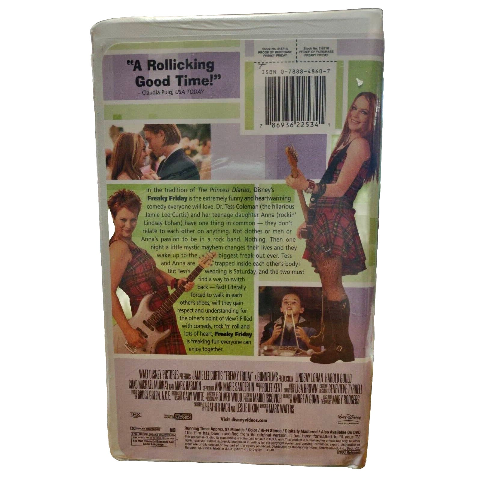 Freaky Friday Vhs Opening
