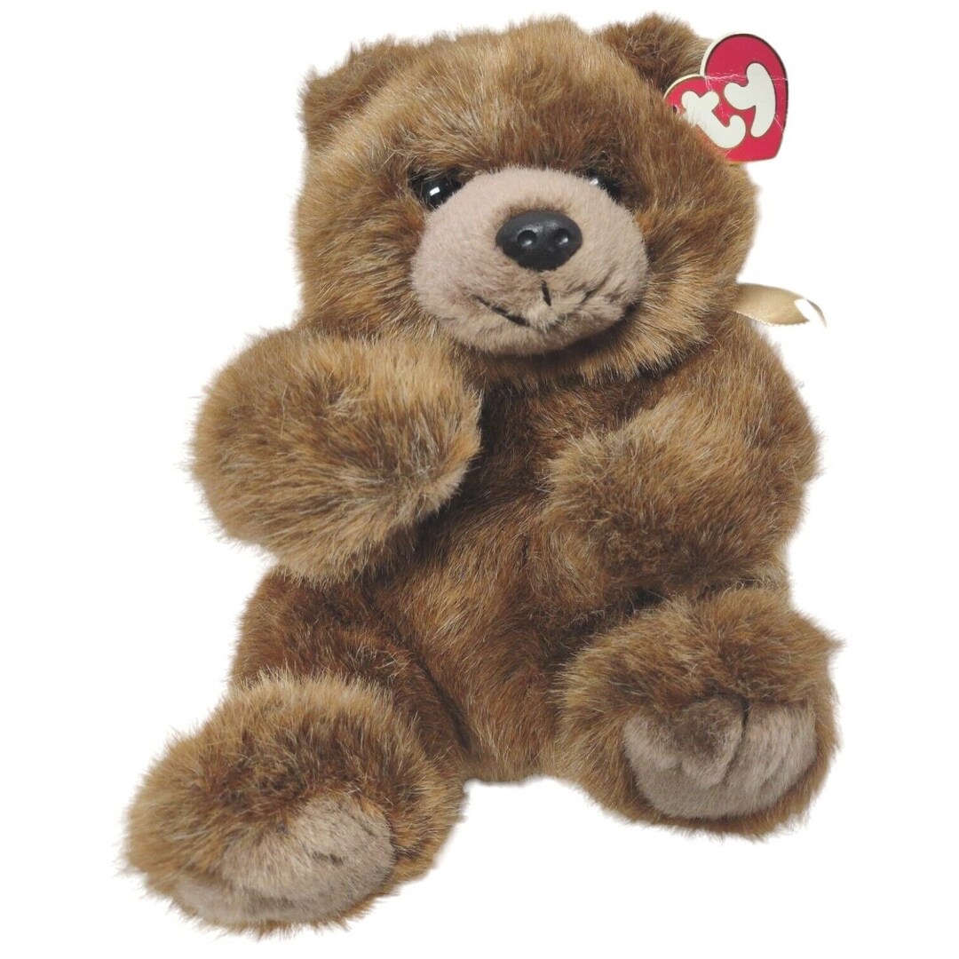 Vintage Ty Magee 10" Brown Bear 1998 Plush Soft Toy Stuffed Animal - Etsy