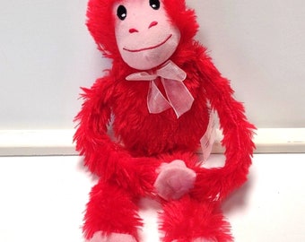 Fuzzy Monkey - Etsy