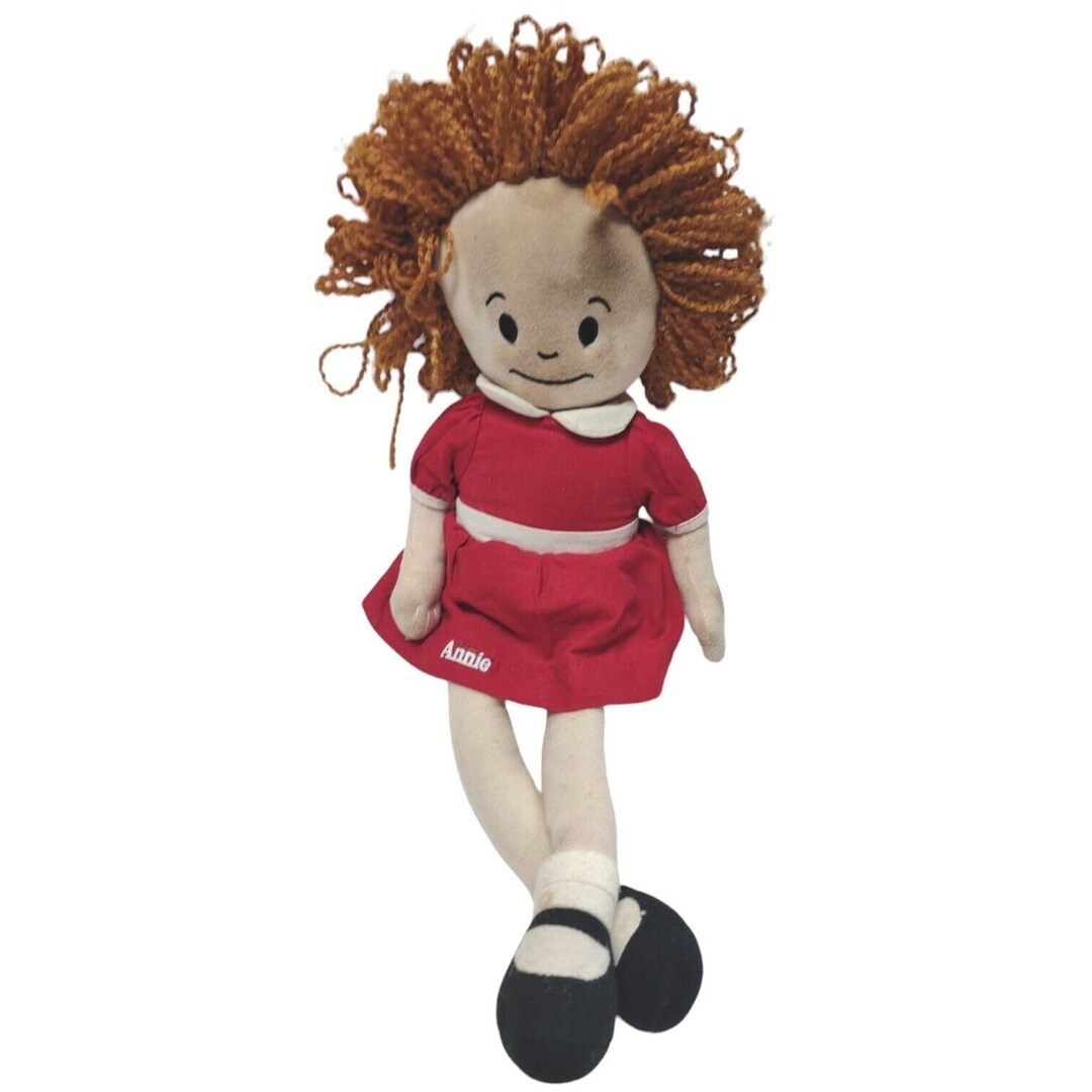 The Musical Hand Crafted Annie Plush Stuffed Doll Toy With Bendable ...