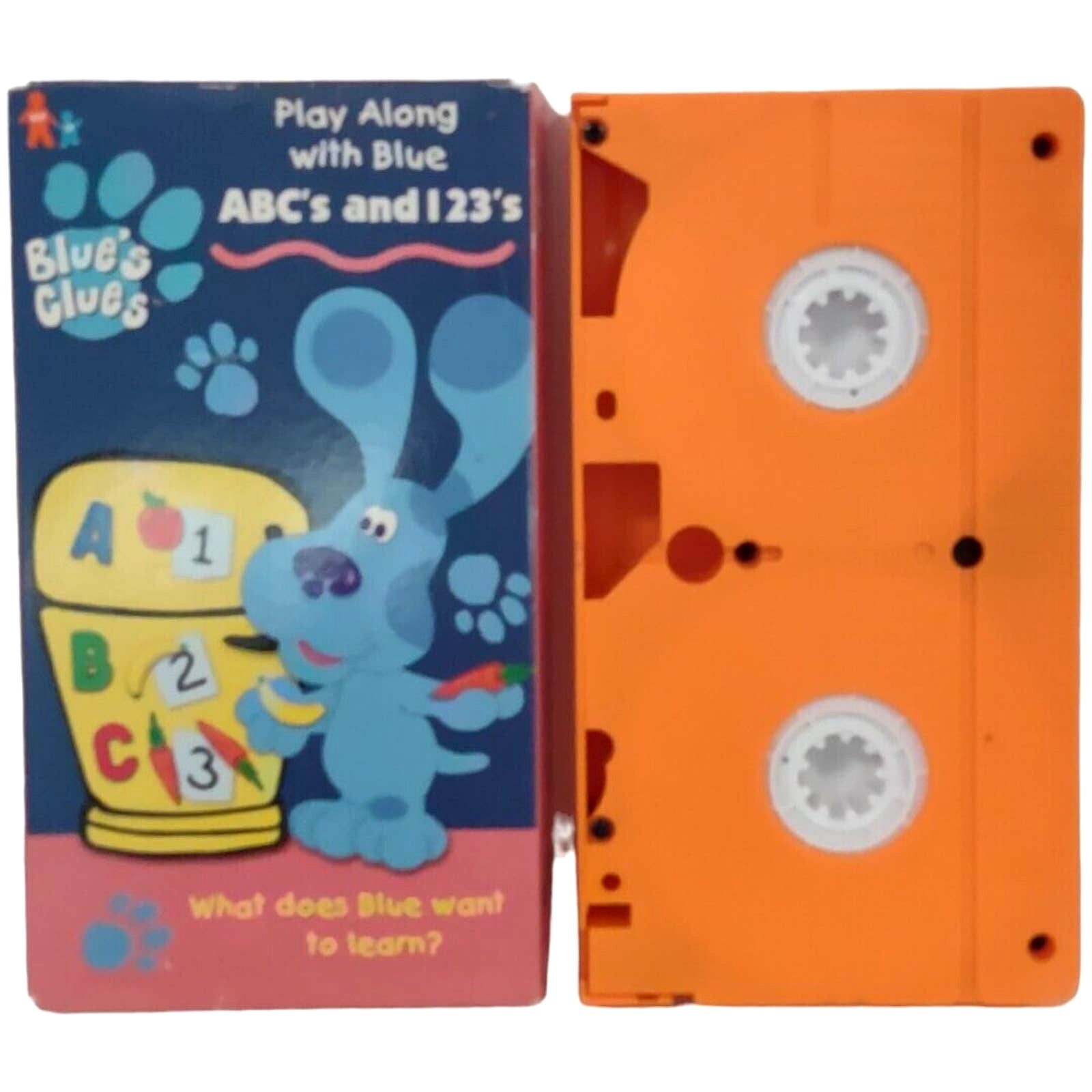 Nick Jr Blues Clues Abc’s & 123’s Vhs Video Tape Vntg Kids ...