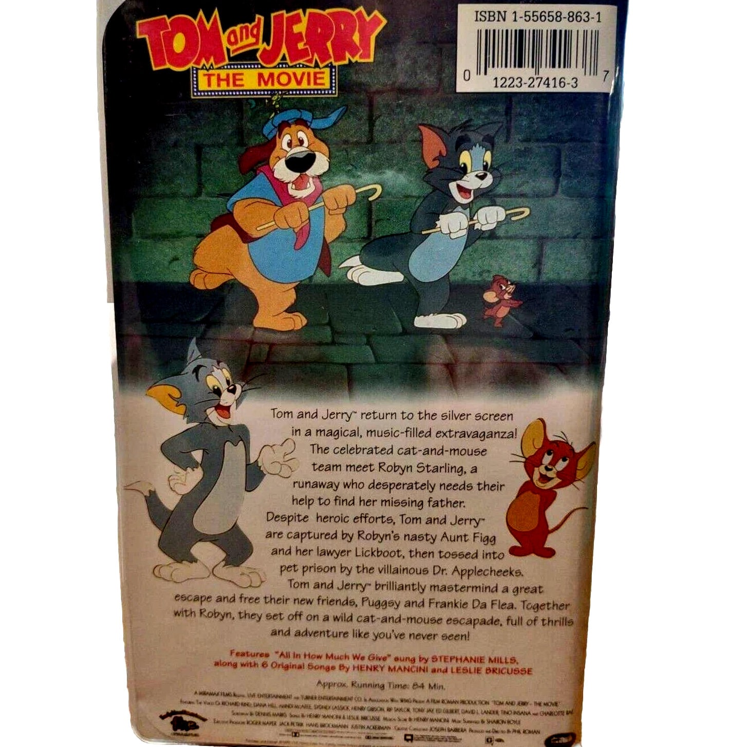 Tom And Jerry The Movie Vhs