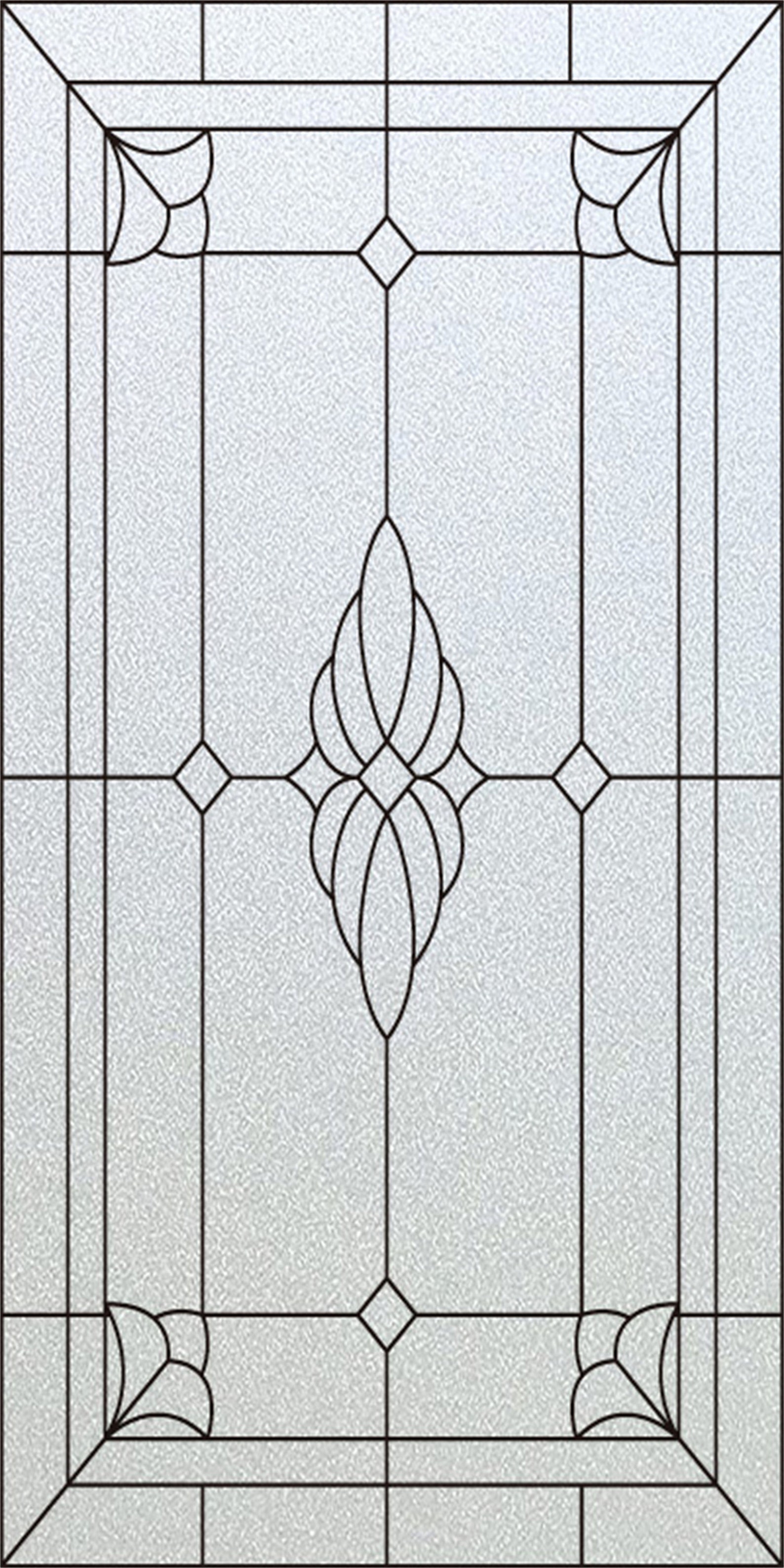 Customized Size Window Film Frosted Stained Glass Films Static - Etsy