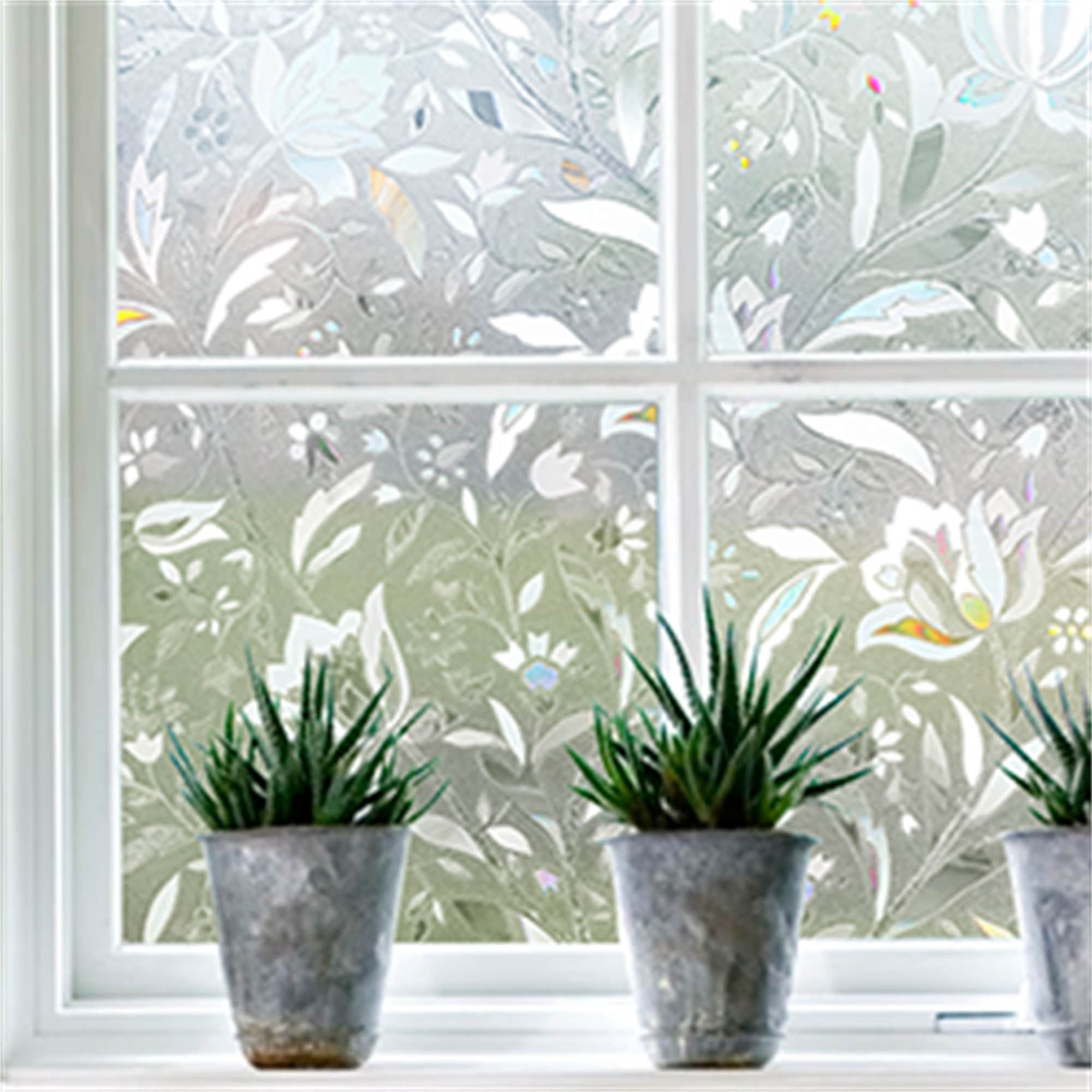 Window Film Decorative Window Privacy Film 3D Stained Glass - Etsy