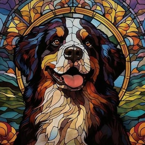 Custom Stained Glass Window Film | Animal Design | Privacy Decorative ...