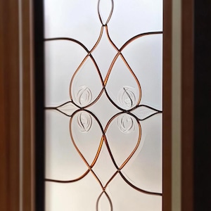 Custom Frosted Glass Window Film - Elegant Decorative Patterns for ...